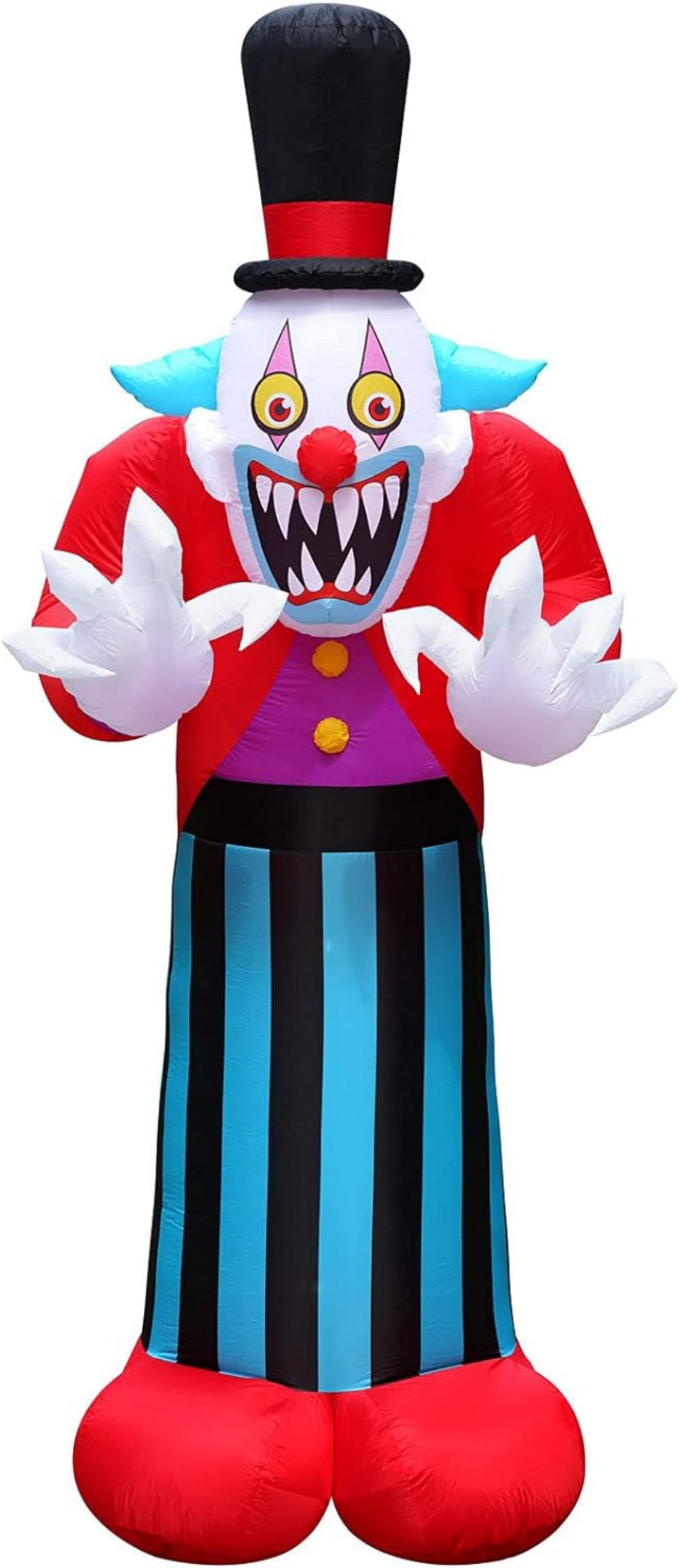 The Holiday Aisle® Halloween Inflatables Large 9.5 Ft Clown ...