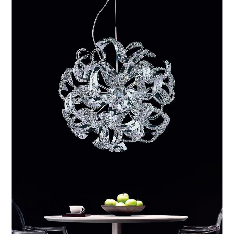 Wrought Studio™ Fritz 14 - Light Unique / Statement Globe Chandelier ...