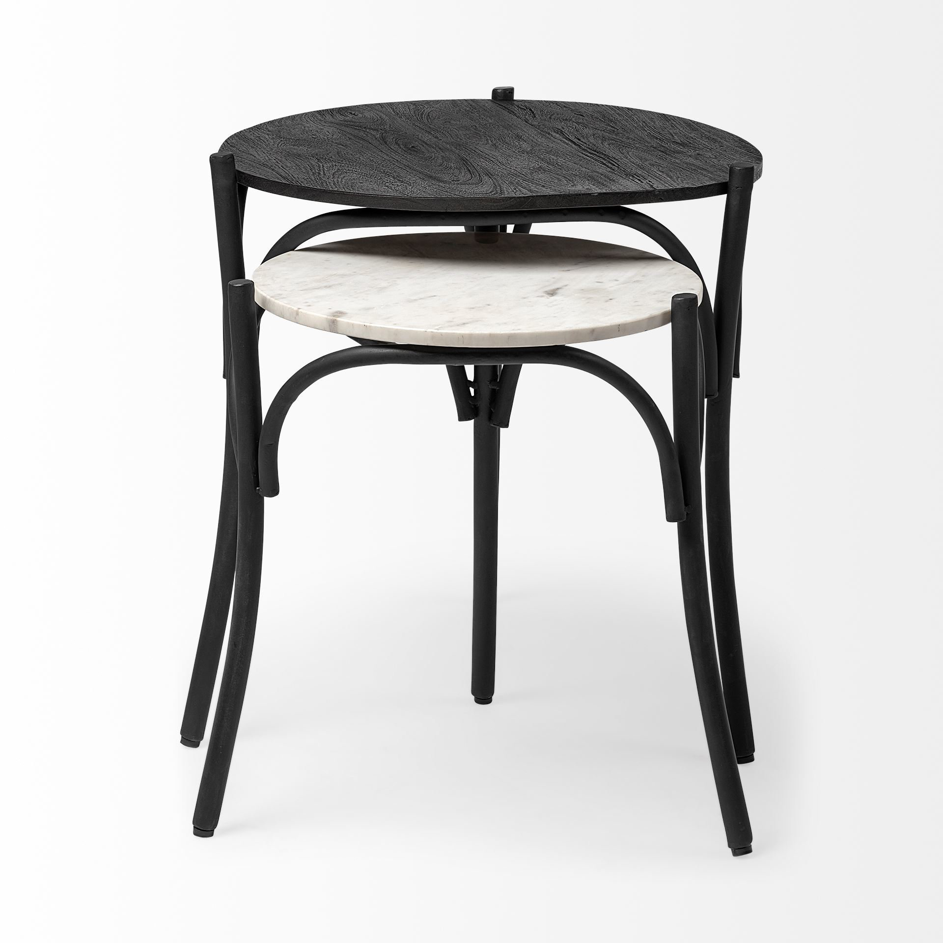 Gracie Oaks Lumberton 2 Piece Nesting Tables | Wayfair