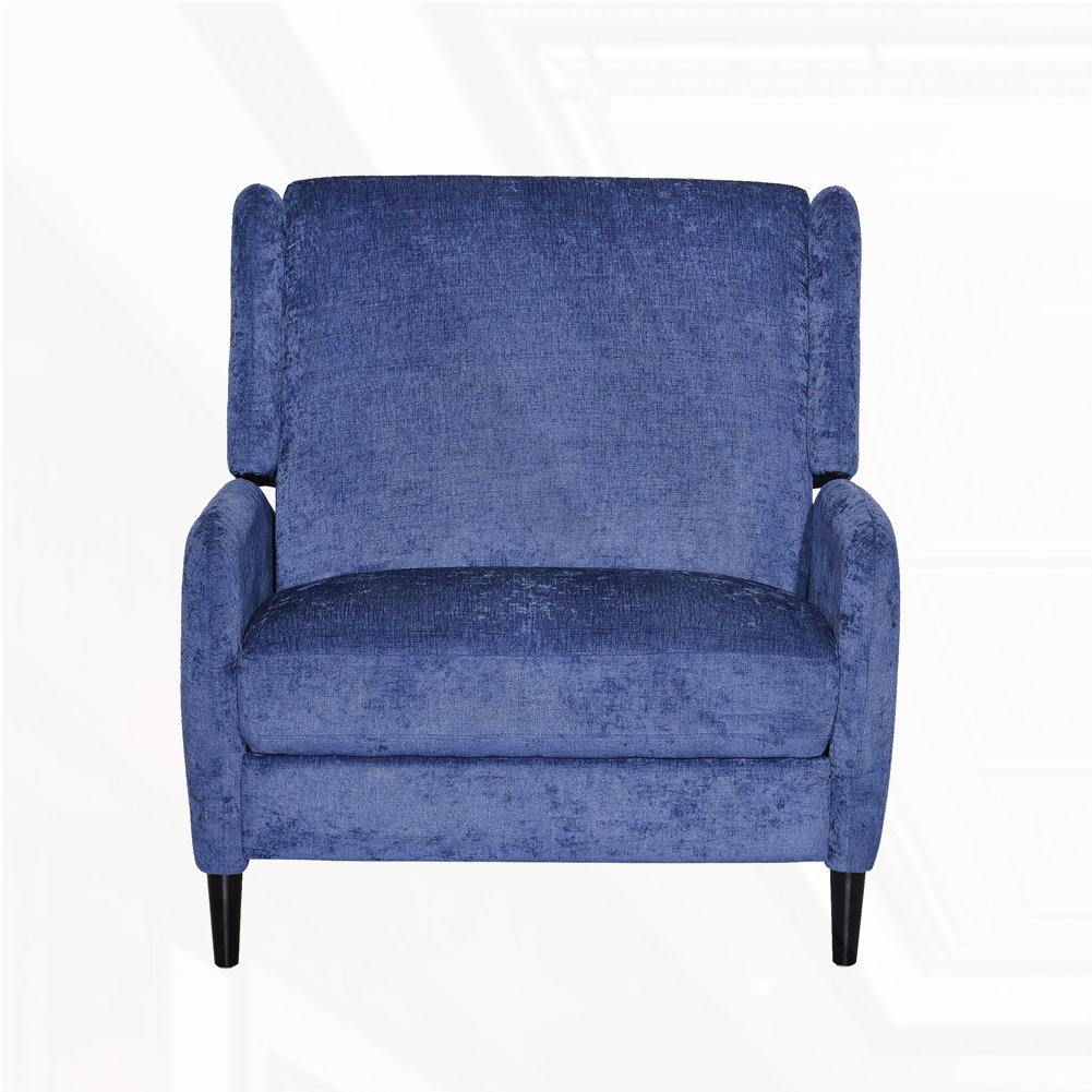 Latitude Run® Oversized Textured Fabric Pushback Recliner | Wayfair