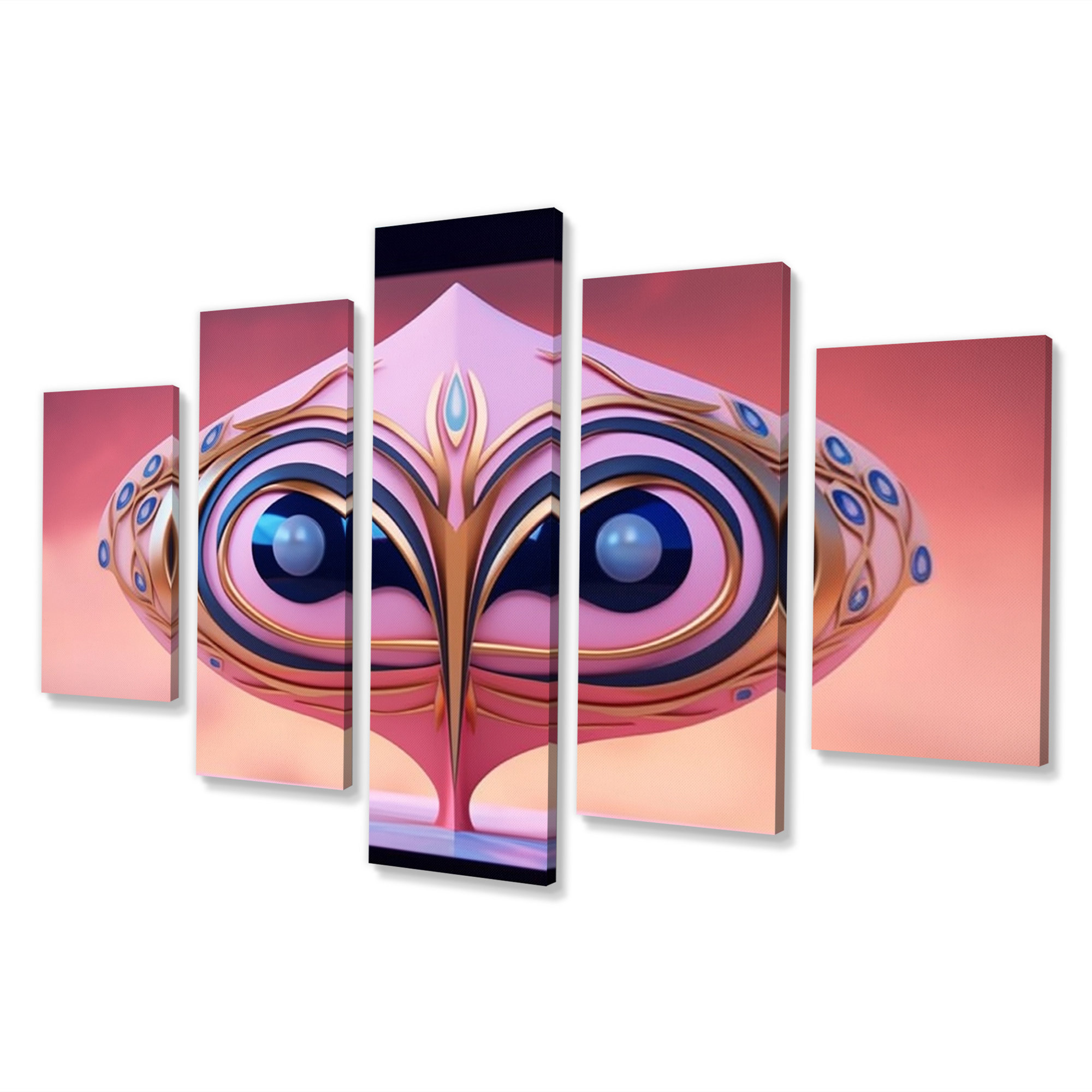 Ivy Bronx Future Minimalism Alien Awareness - Modern Geometric Canvas ...