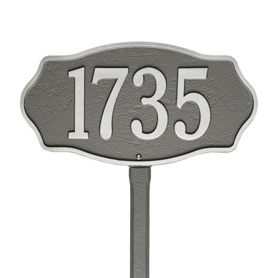 Old Century Forge Hampshire 1-Line Lawn Address Sign & Reviews | Wayfair