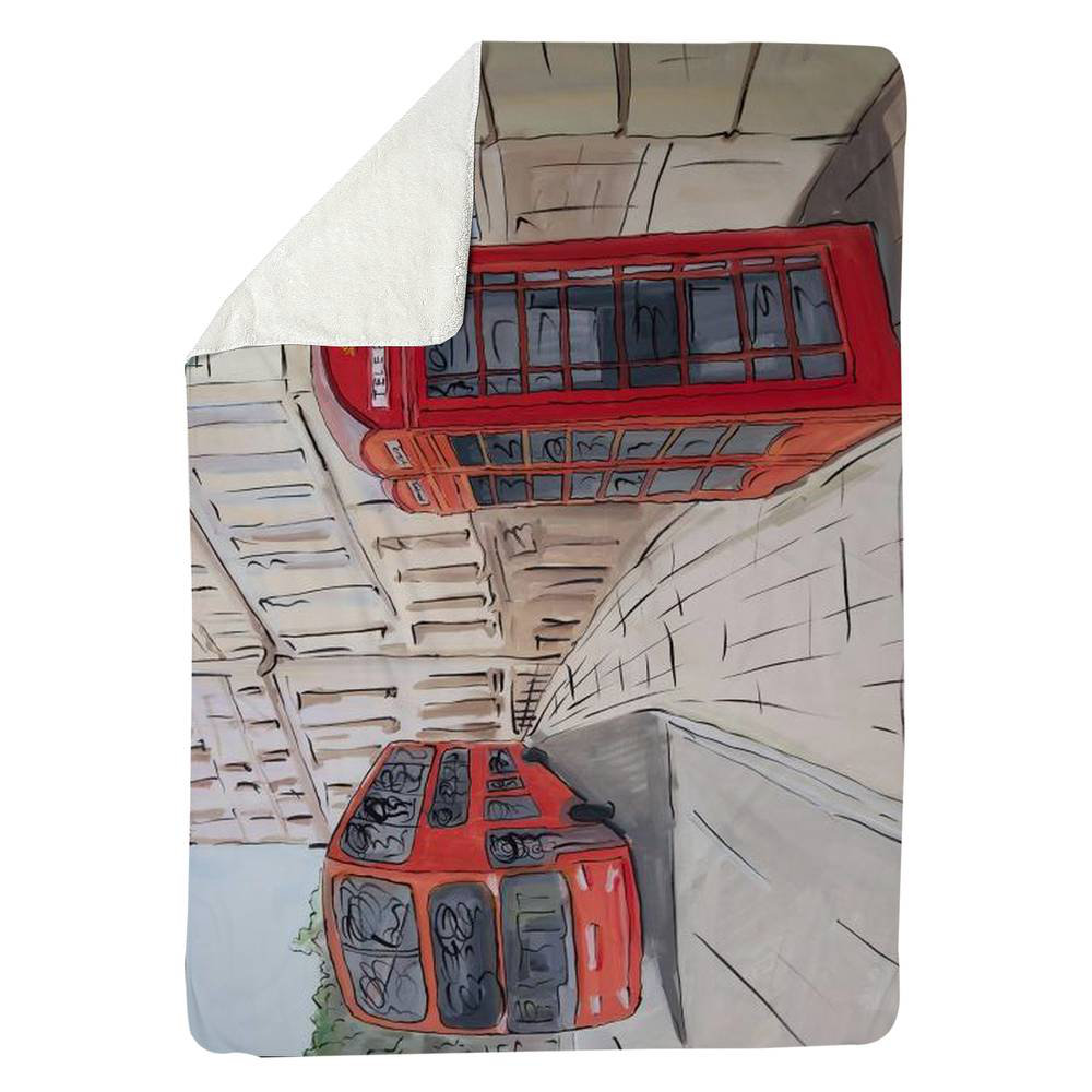 Begin Edition International Inc. London Bus and Telephone Booth Blanket ...