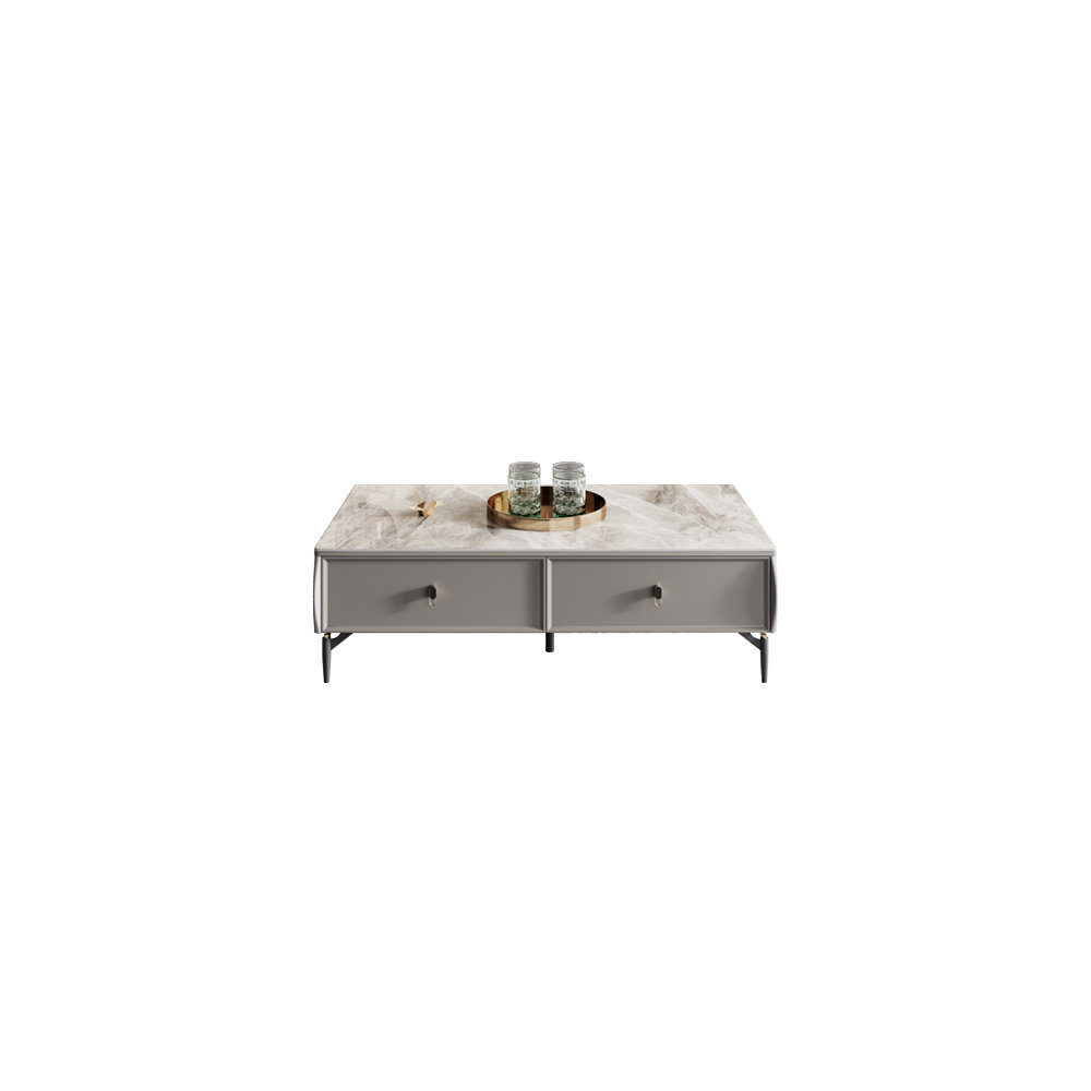 Bkoksety Italian Light Luxury Rock Slab Tea Table | Wayfair