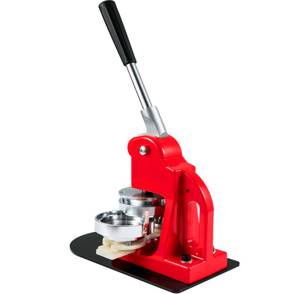 VEVOR Button Maker Machine Badge Pin Machine 3" 75MM 500 Free Parts ...