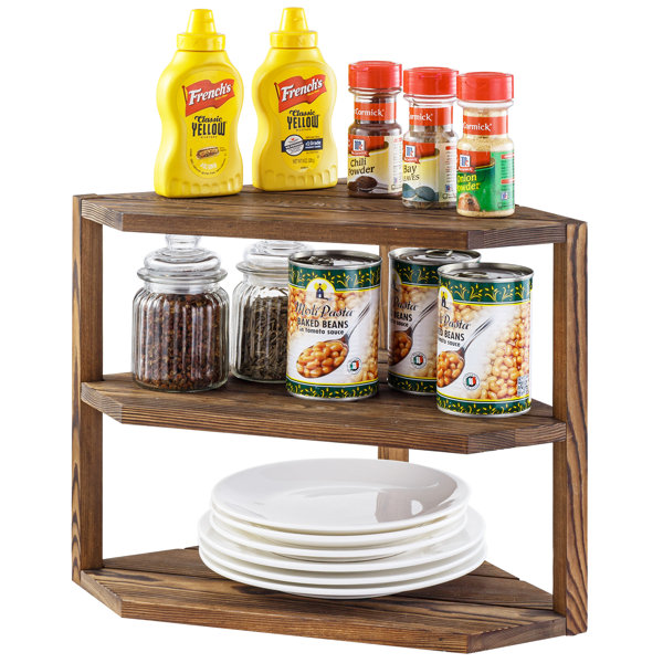 Gracie Oaks Freestanding Wood Spice Rack & Reviews - Wayfair Canada