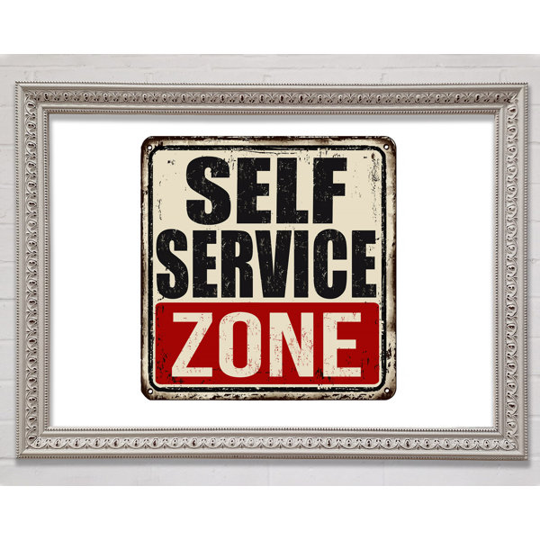 Bright Star Self Service Zone - Single Picture Frame Art Prints ...