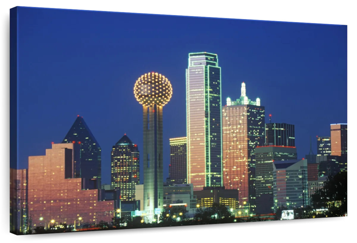 Ebern Designs Sireci Dallas Skyline Lights - Wayfair Canada