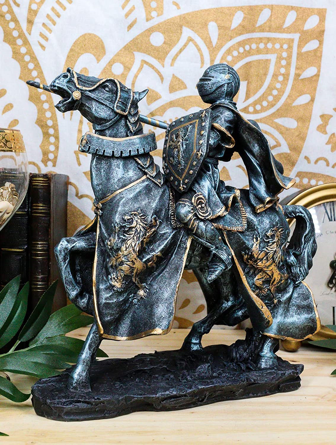 Trinx Medieval Tournament Jousting Suit of Armour Knight Charging on ...