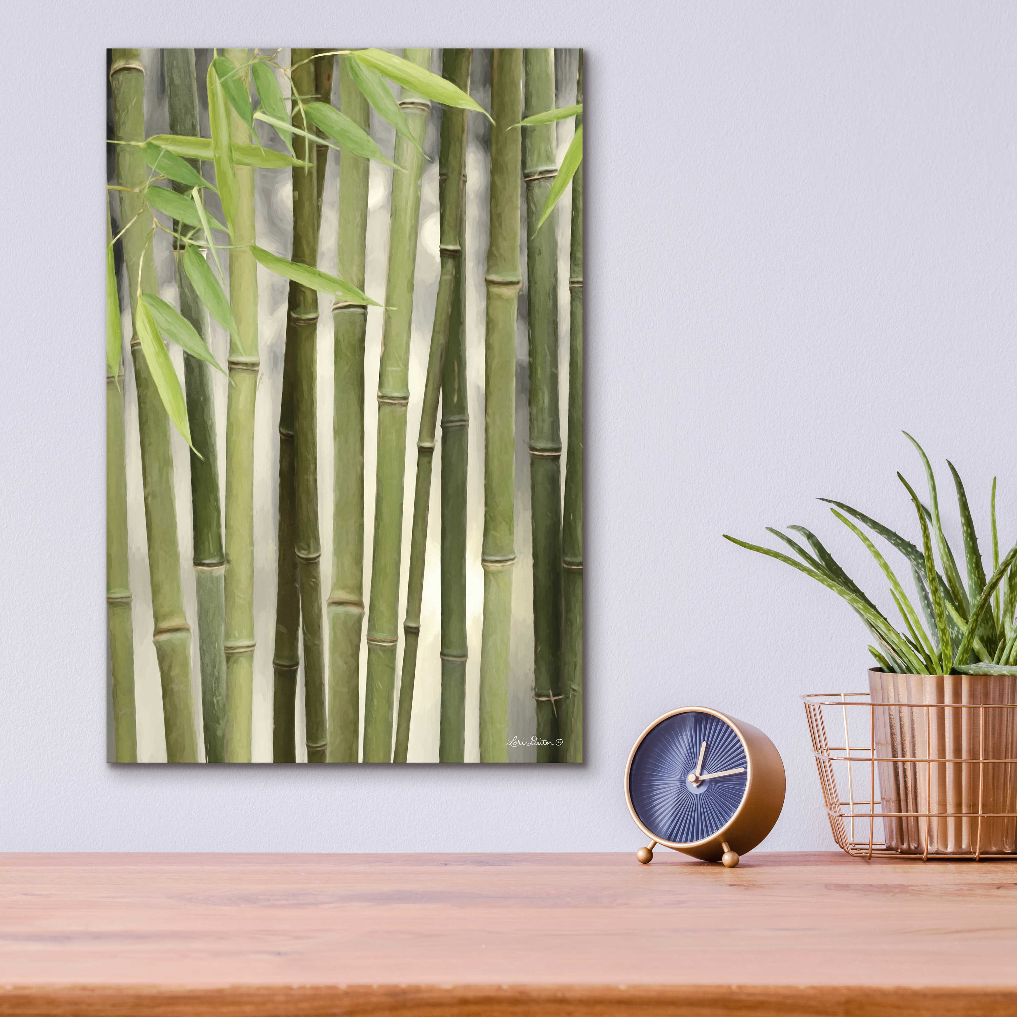 Bay Isle Home™ Backlit Bamboo II by Lori Deiter - Unframed Print | Wayfair