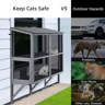 Tucker Murphy Pet™ Bug Proof Cat Catio, 2 Tiers Window Box Enclosure ...