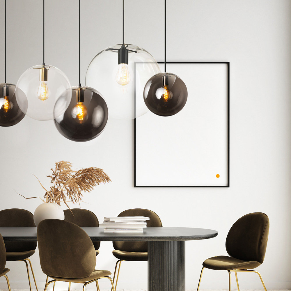 s.luce Orb glass ball pendant light | Wayfair.ie