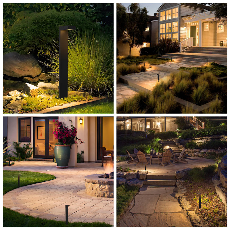 C Cattleya 3w Low Voltage Black Aluminum Led Outdoor Landscape Path ...