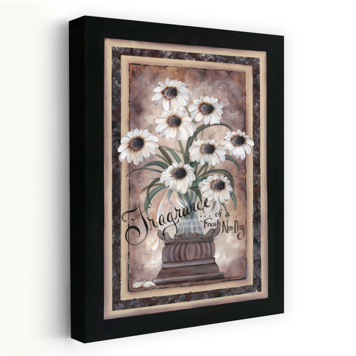 Ophelia & Co. Fragrance - Contemporary Vase Of White Daisies Floral ...