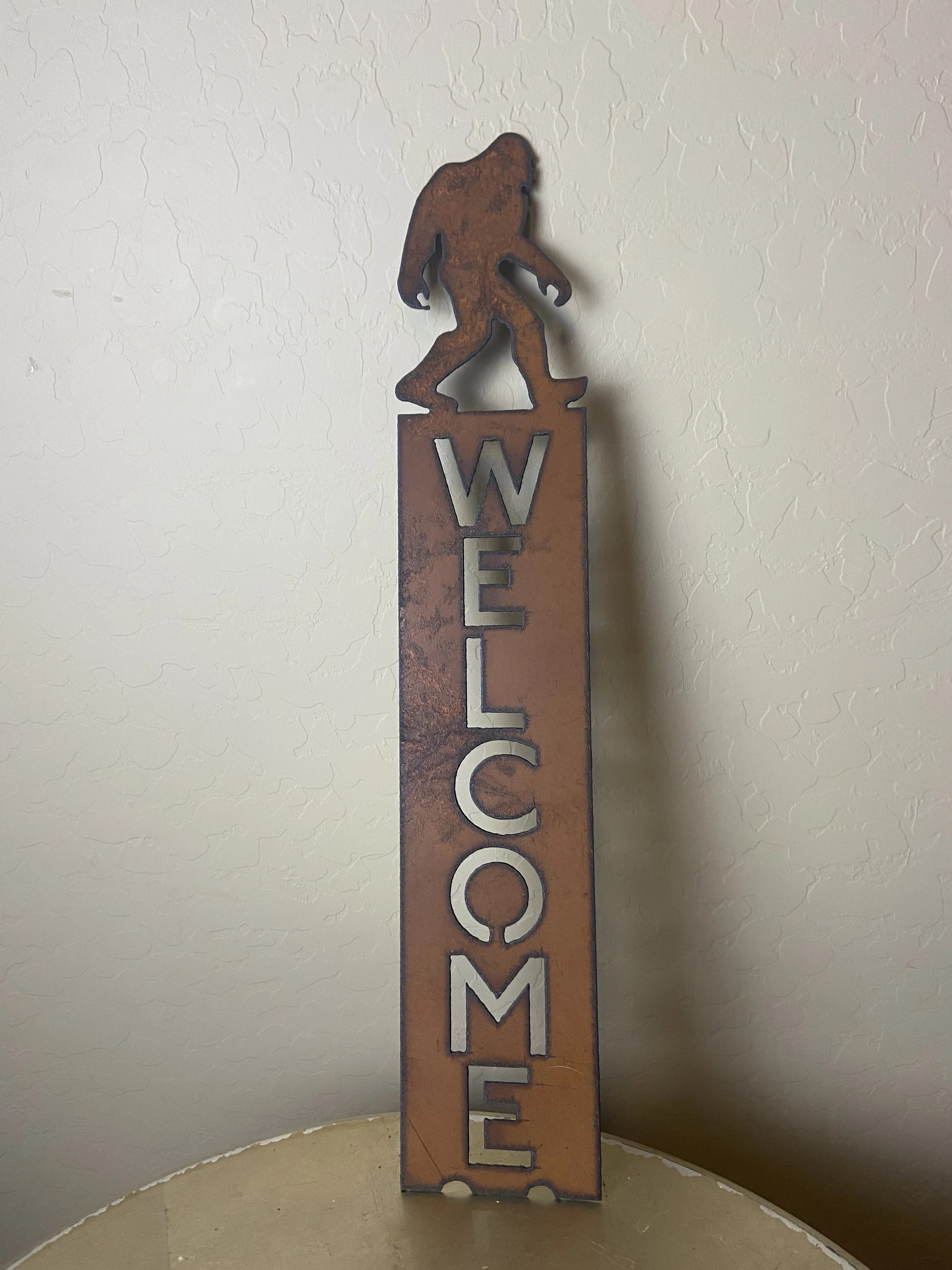 Loon Peak® Big Foot Welcome Sign | Wayfair