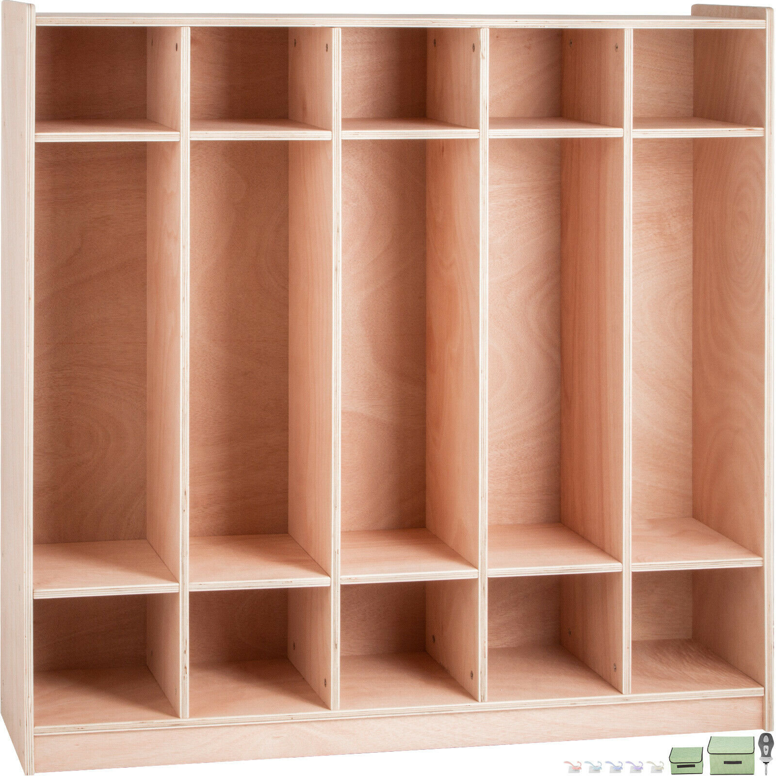 VEVOR 5 Section Preschool Cubby Locker & Reviews - Wayfair Canada