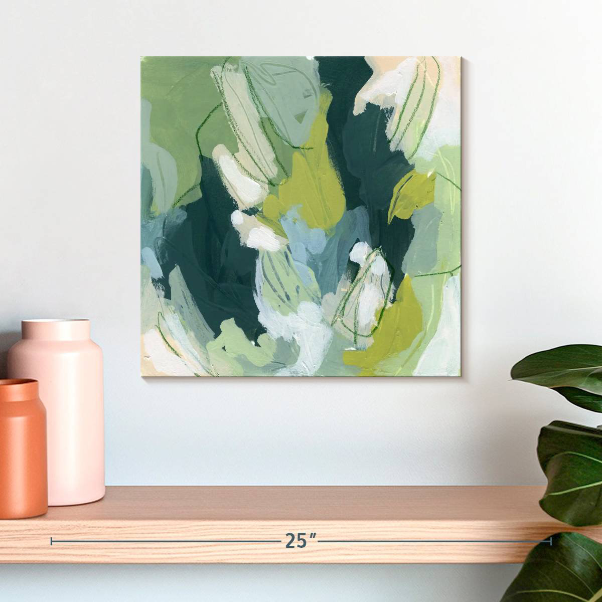 Wade Logan® Avery Emerald Storm I | Wayfair