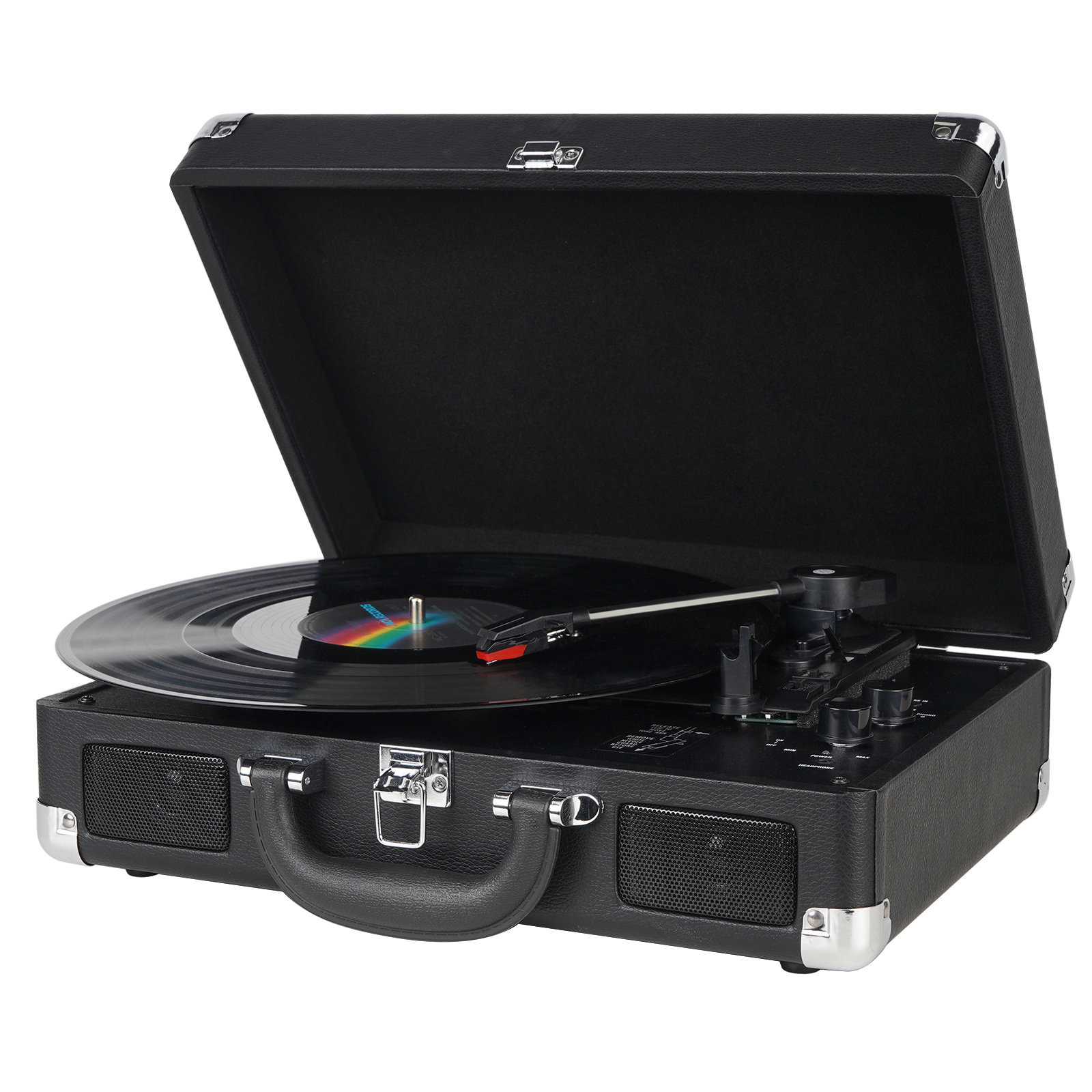 DIGITNOW Portable 3 - Speed Turntable Decorative Record Player | Wayfair