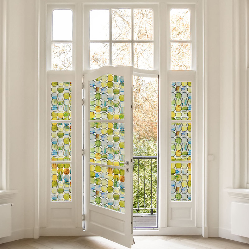 Latitude Run® 3d Stained Glass Window Film-eternal Prism | Wayfair