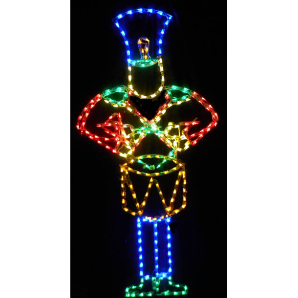 Lori's Lighted D'Lites Animated Large Drumming Soldier Holiday Lighted ...