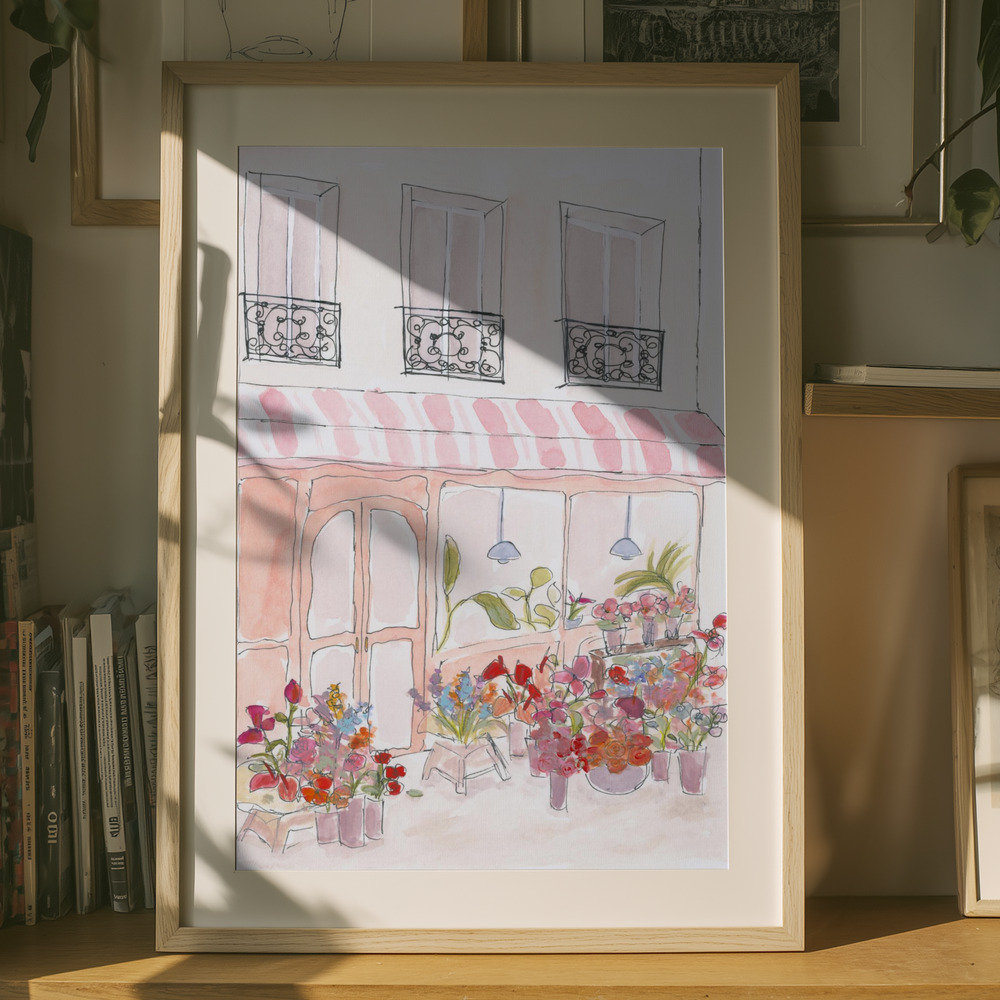 Lark Manor Pink Flower Shop | Wayfair.co.uk