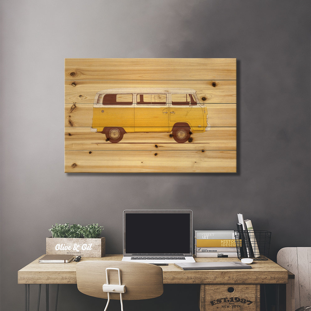Rosecliff Heights Yellow Van | Wayfair