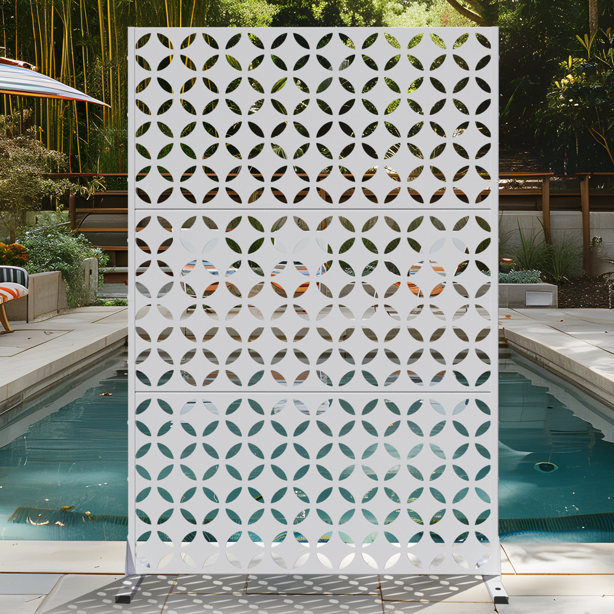 Dovelina Outdoor Privacy Metal Screen & Reviews - Wayfair Canada