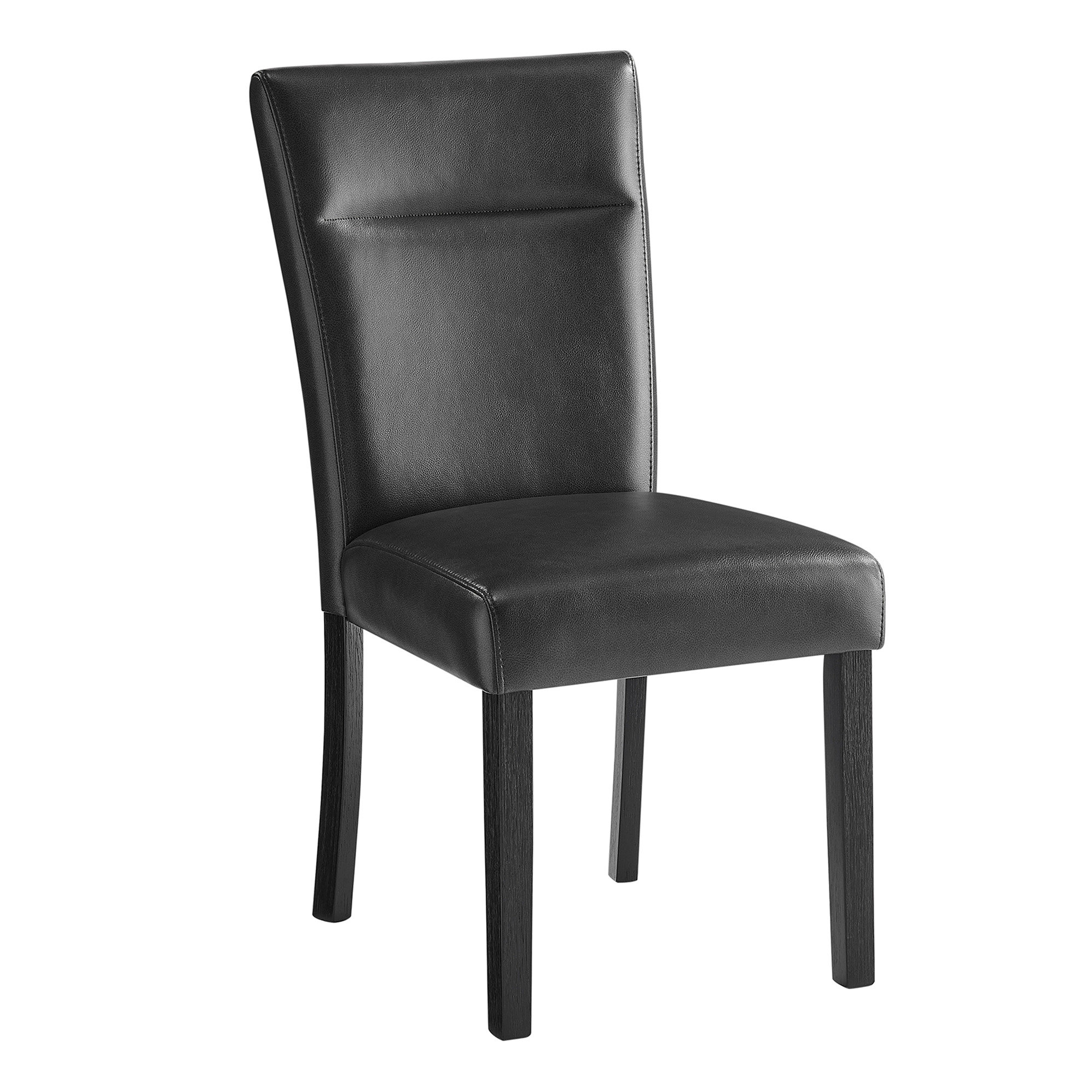 Lark Manor™ 2pk Chair , Contemporary Style, Faux Leather, Solid Back ...