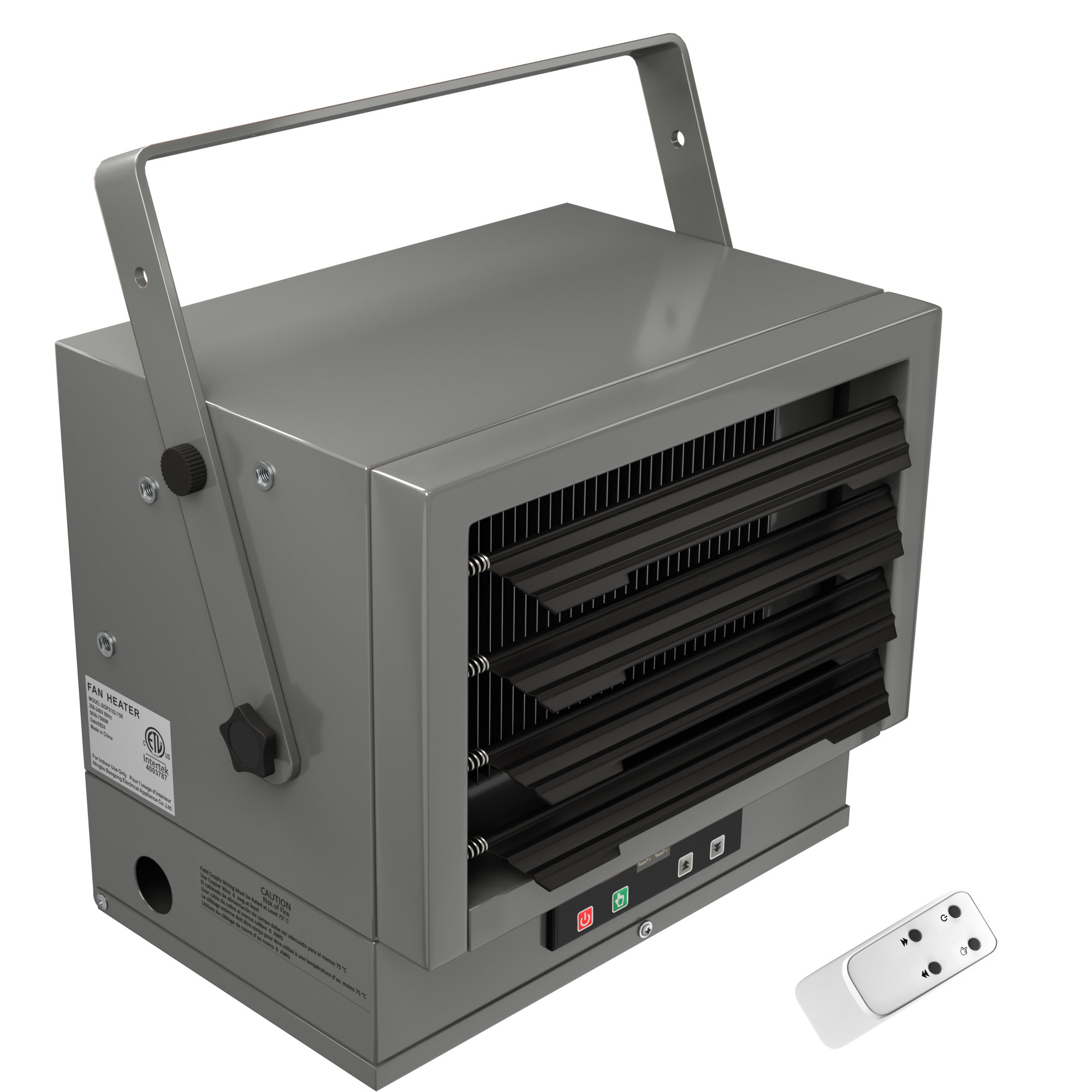 CUOZOVA Electric Garage Heater With Remote, 7500-watt Hard-wired ...