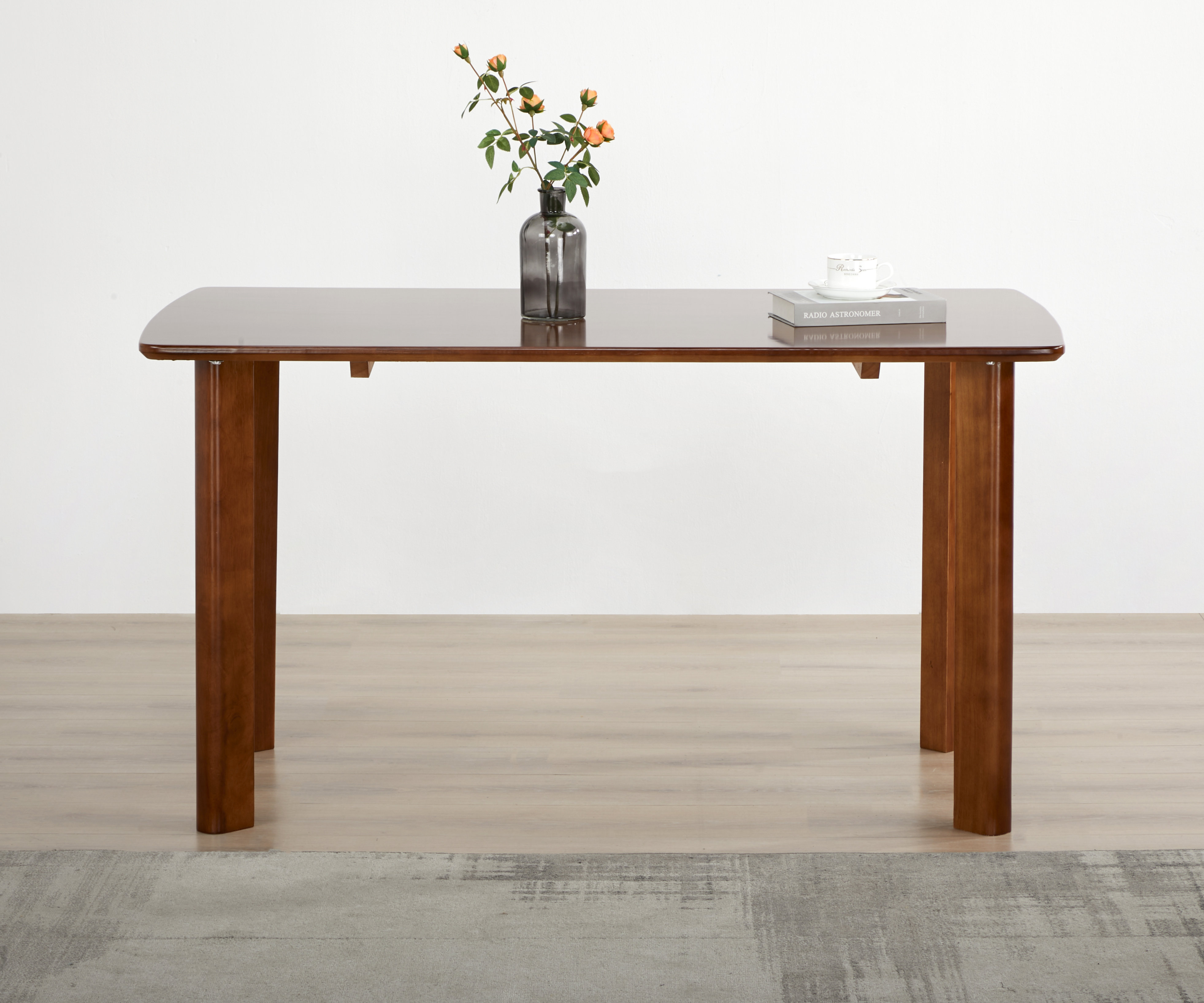 Latitude Run® 55“ Modern Rectangular Oak Wood Dining Table | Wayfair