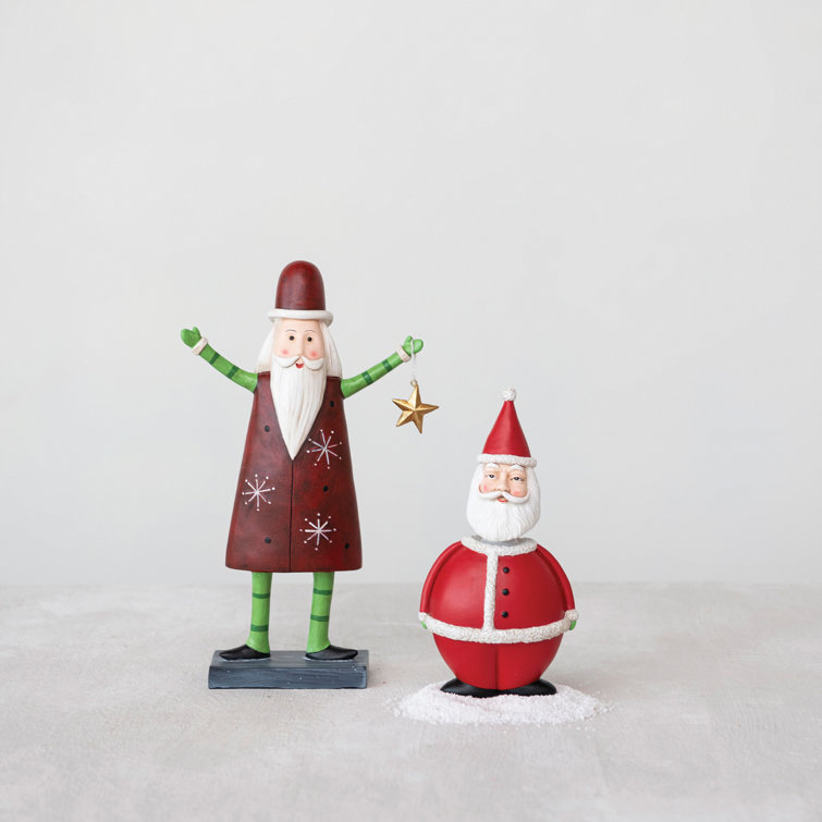 The Holiday Aisle® Resin Santa Bobble Head - Wayfair Canada