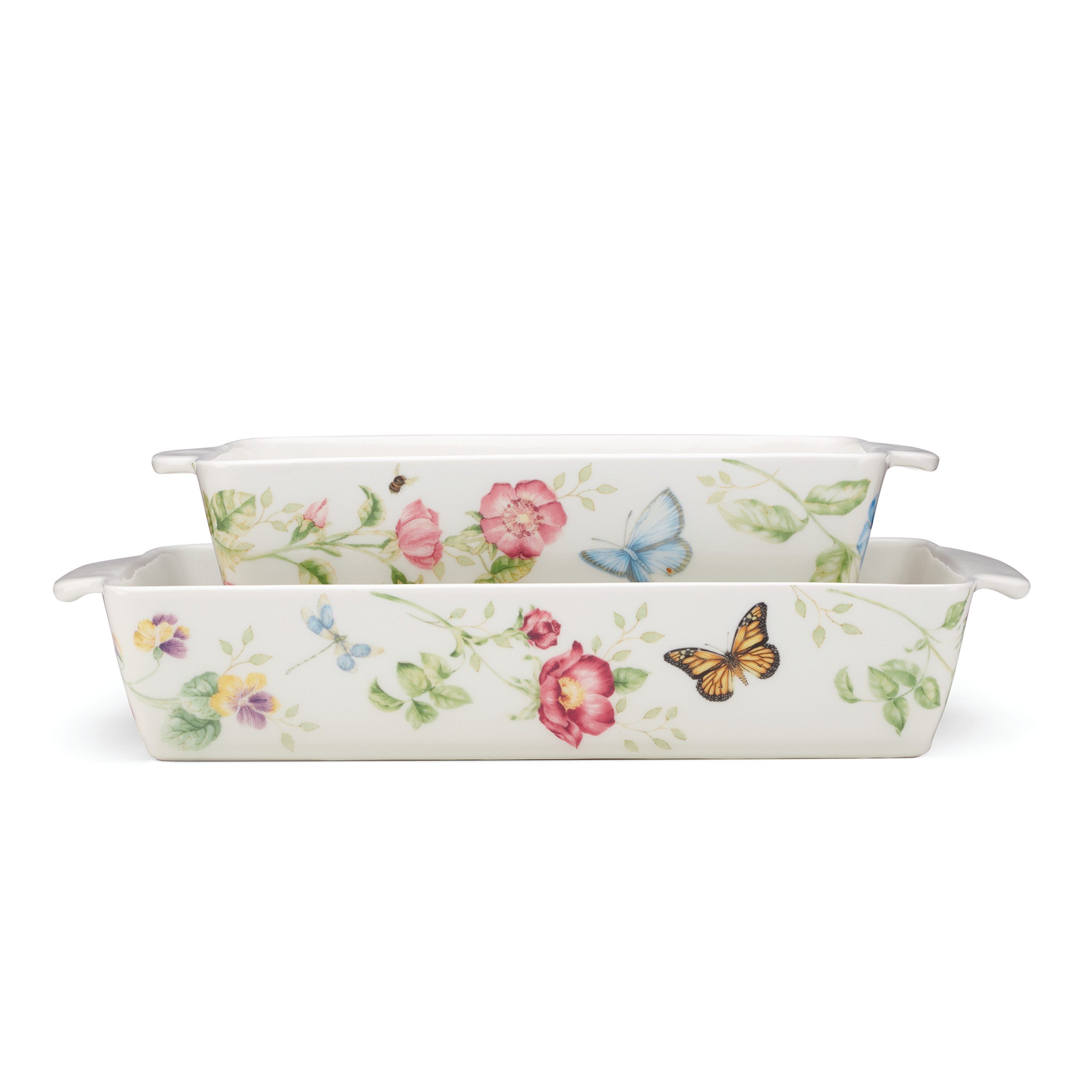 Lenox Butterfly Meadow Rectangular Baker 2-Piece Set | Wayfair