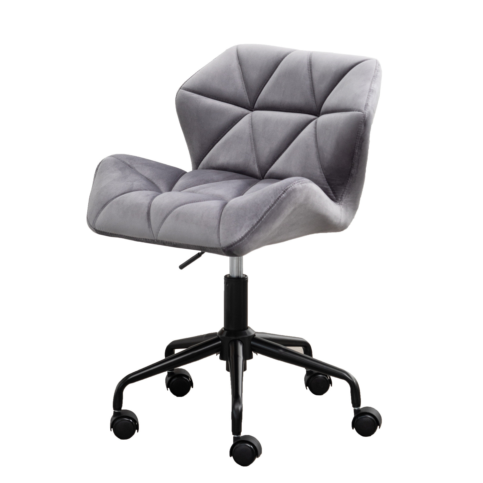 Ivy Bronx Office Chair With Tuft Design - Velvet, High Foam, 360 ...
