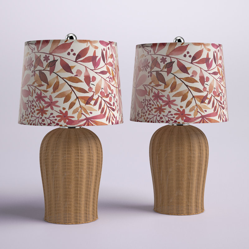Mistana™ Arcola Rattan Table Lamp & Reviews | Wayfair