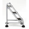 COSCO Hively Rolling 3 Step Steel Step Stool with 300 lb. Load Capacity ...
