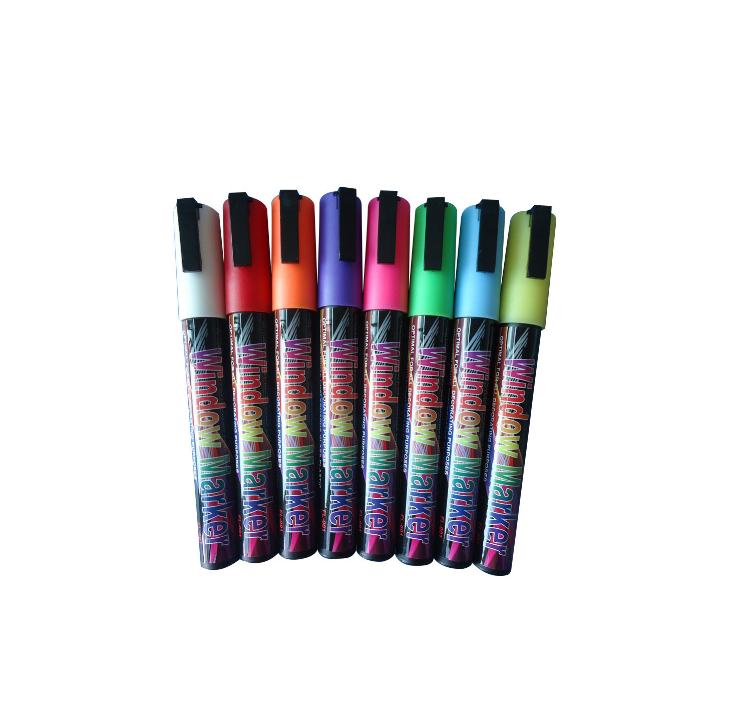 FixtureDisplays 8 Multi-Color Highlighter Fluorescent Liquid Chalk ...