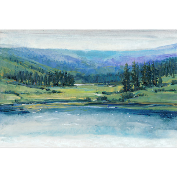 Union Rustic Mountain Lake I by Tim OToole - Wrapped Canvas Art Prints ...