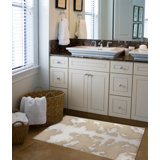 Animal Print Bath Rugs & Mats You'll Love | Wayfair