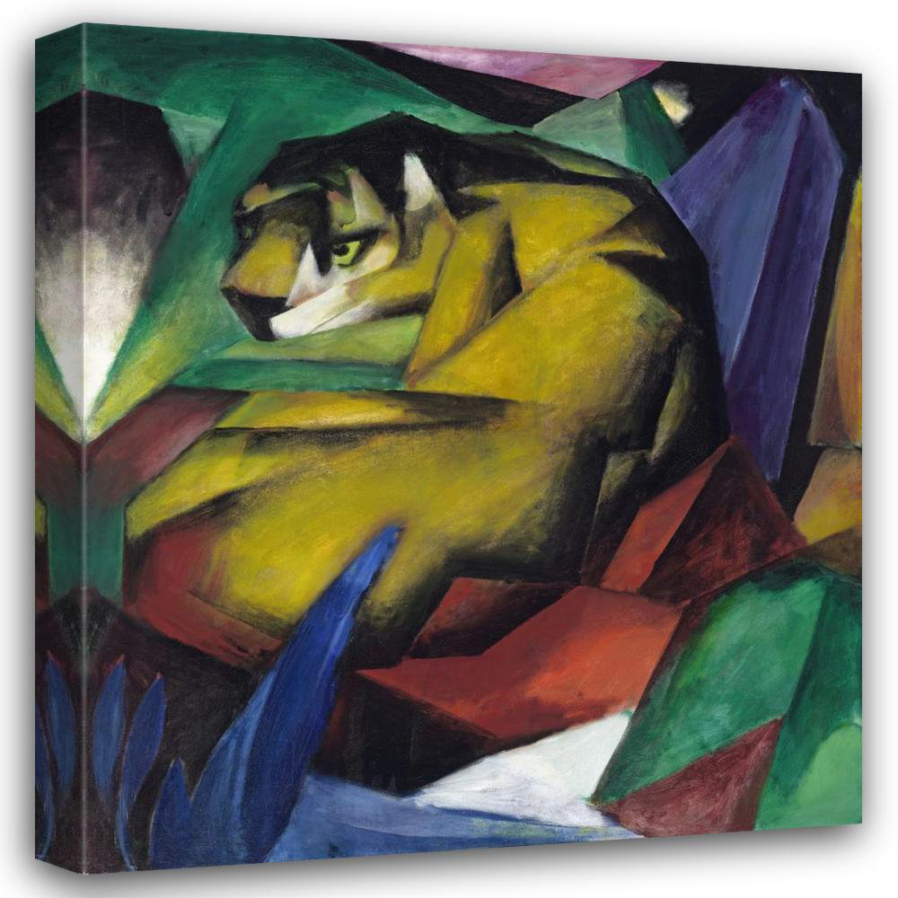 Lark Manor™ "Tiger" by Franz Marc - Gallery Wrap Canvas Wall Art | Wayfair