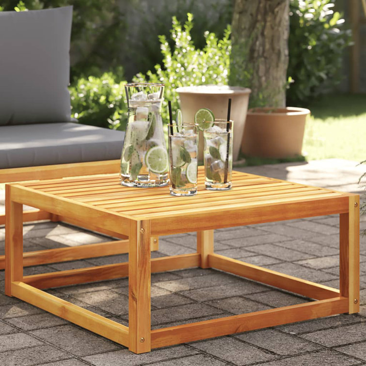 17 Stories Rameesah Square 67Cm L Outdoor Chat Table | Wayfair.co.uk