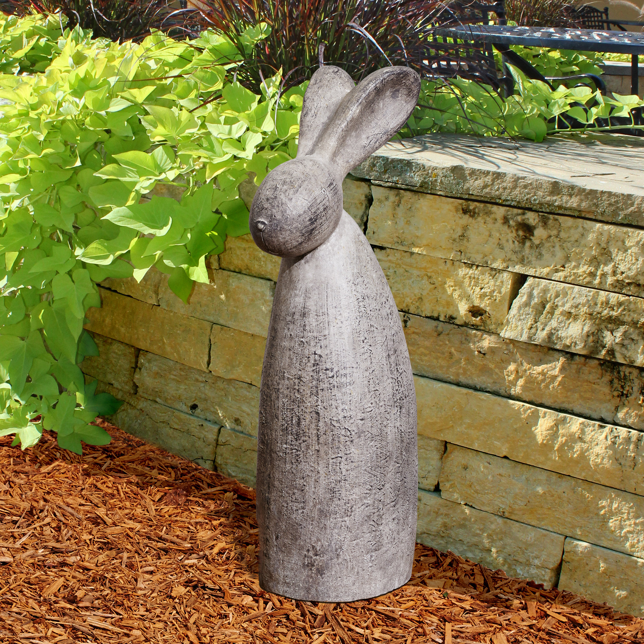 Design Toscano Big Burly Rabbit Stan the Bunny Statue & Reviews | Wayfair