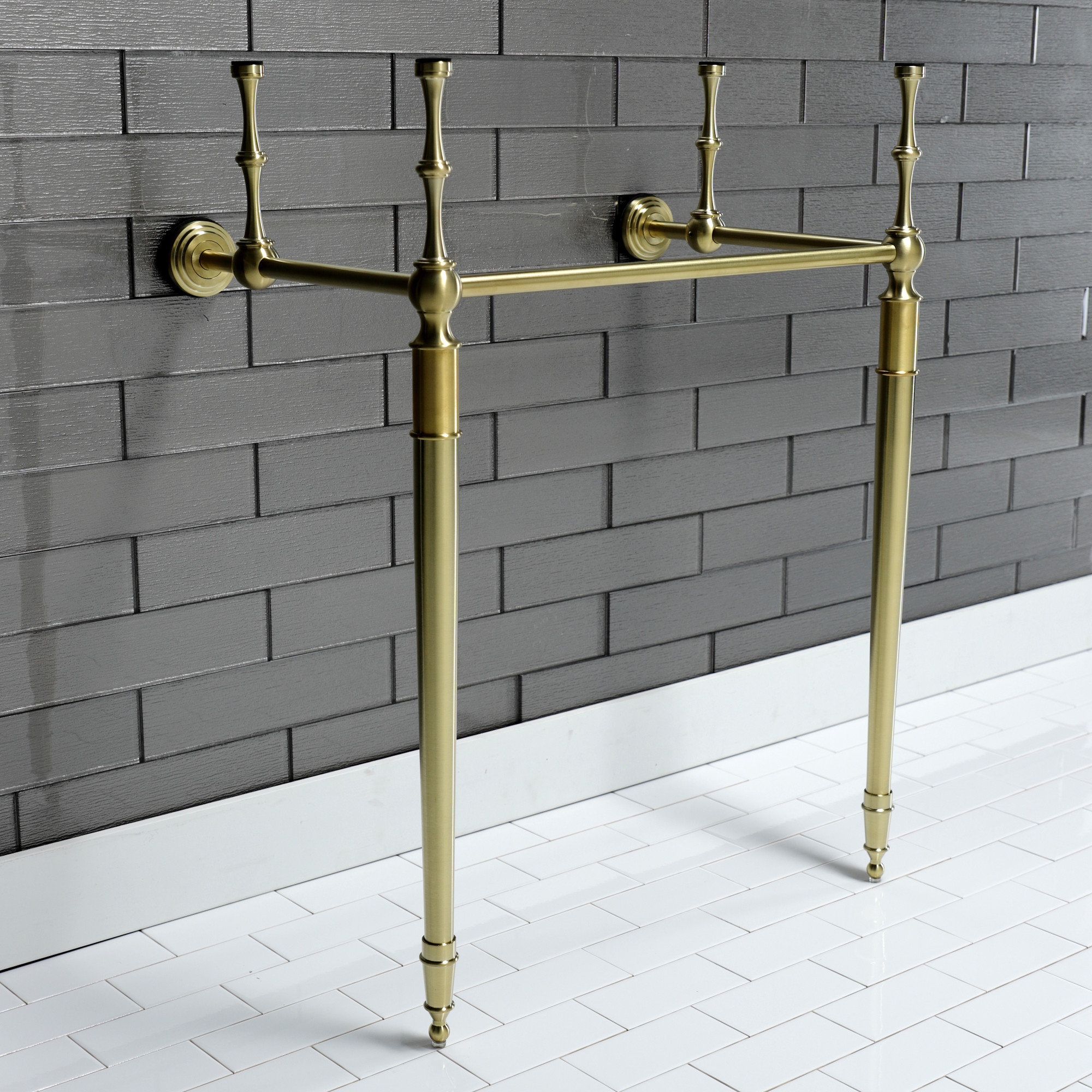 Kingston Brass Edwardian Brass Console Sink Legs | Wayfair
