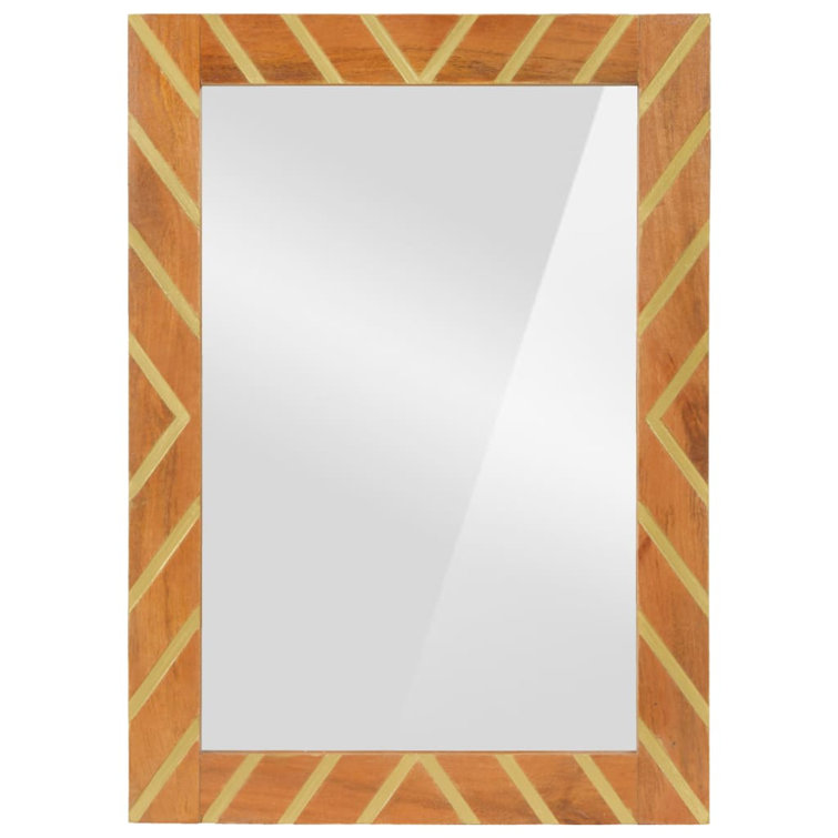 Natur Pur Hartman Solid Wood Rectangle Wall Mirror | Wayfair.co.uk