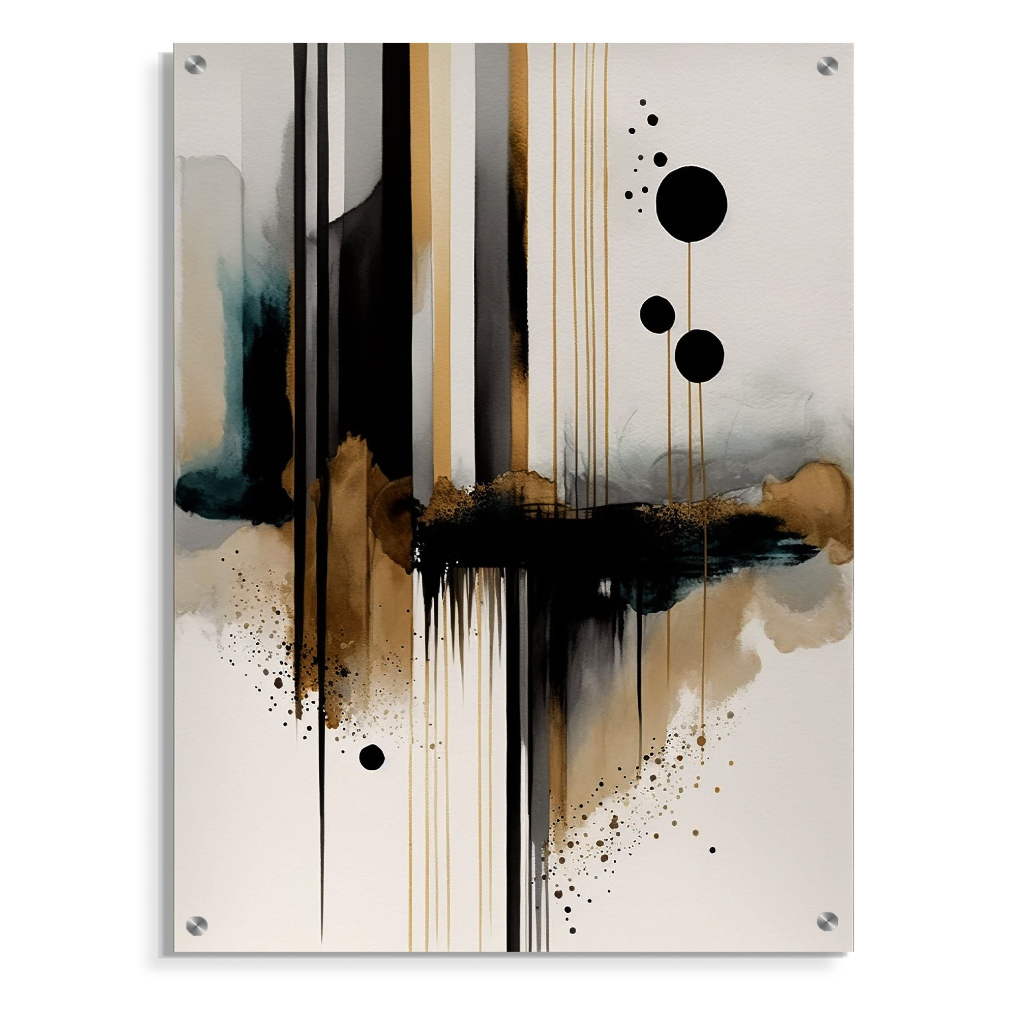 Ivy Bronx Abstract Transitional Modern Shapes I - Abstract Shapes ...