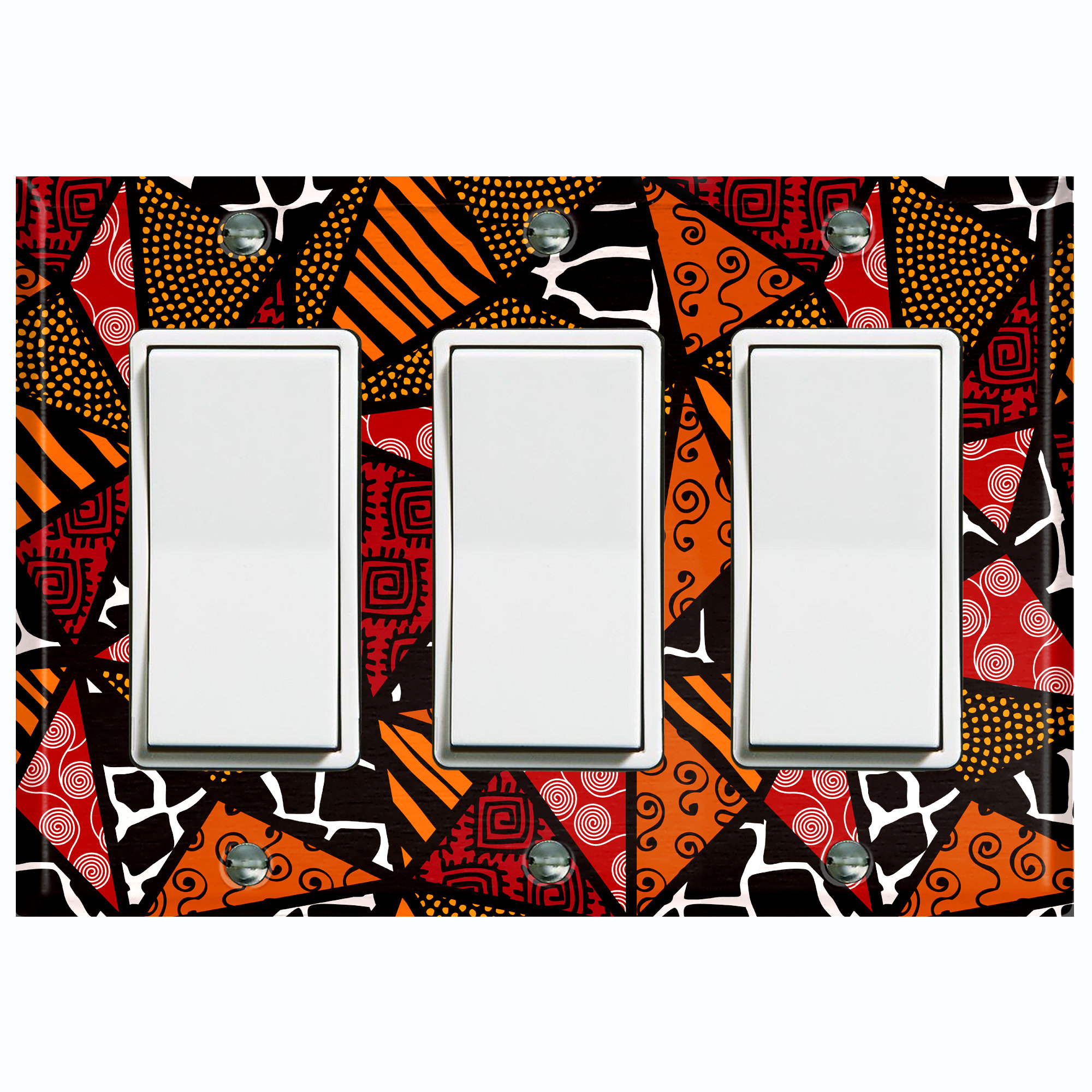 WorldAcc Metal Light Switch Plate Outlet Cover (Safari Pattern African ...