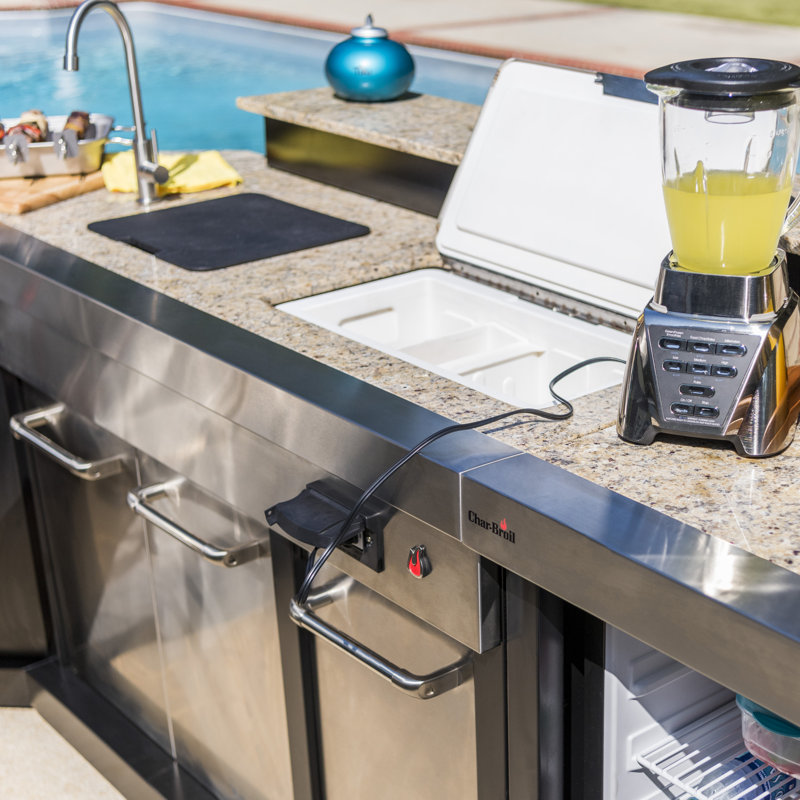 Charbroil Medallion Series Modular Outdoor Kitchen Sink & Entertainment ...
