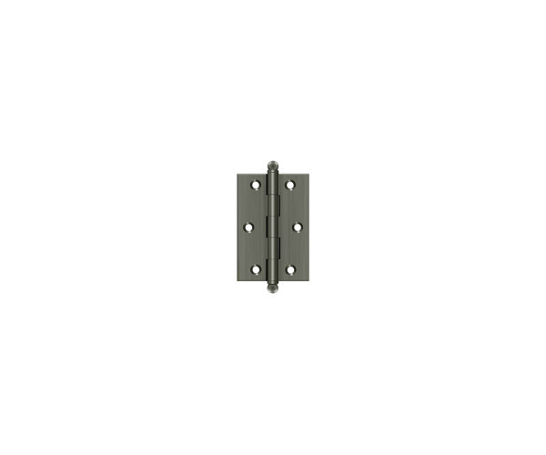 Deltana CH3020U15A 3" x 2" Hinge, w/ Ball Tips in Antique Nickel Pair ...