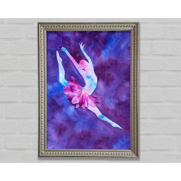 Mercer41 Purple Ballerina 3 - Single Picture Frame Art Prints | Wayfair ...