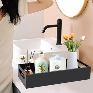 Hokku Designs Toilet Paper Holder With Storage, Acrylic Toilet Tank ...