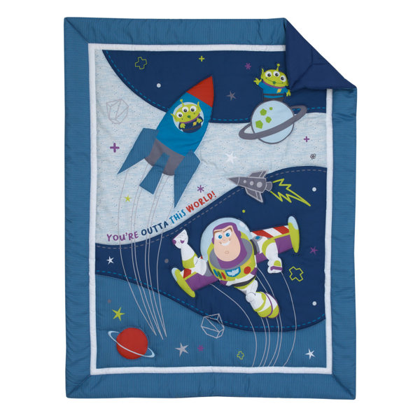 Disney NoJo Toy Story Outta This World 3 Piece Crib Bedding Set | Wayfair